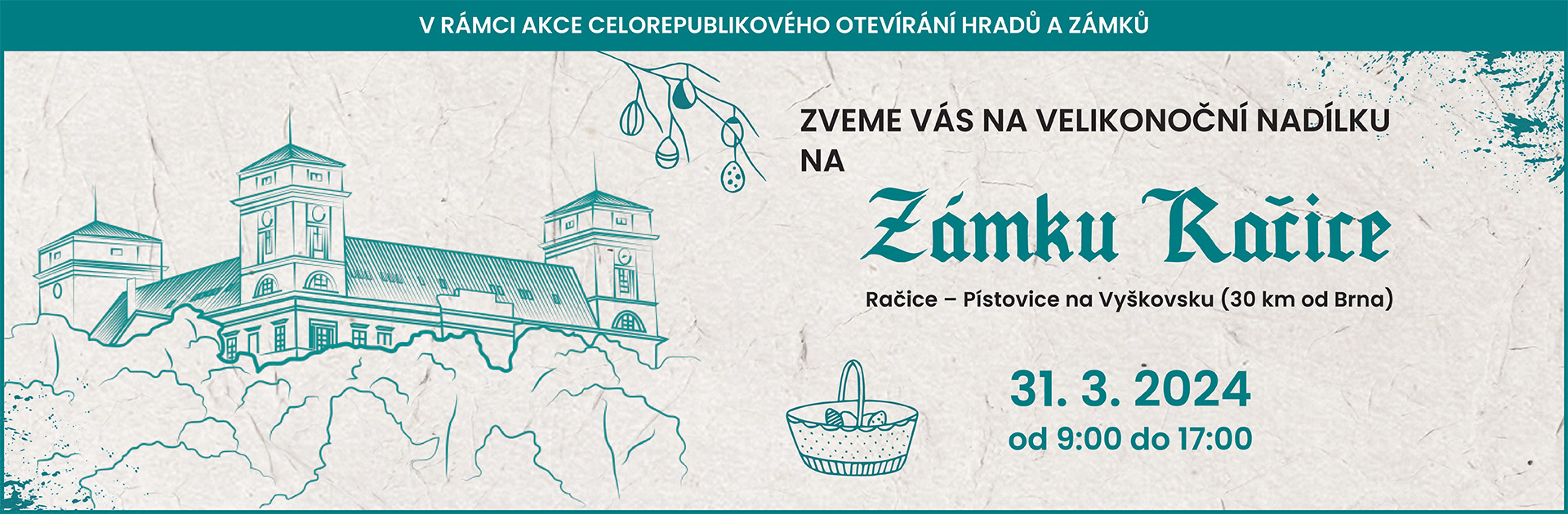 Velikonoční neděle na zámku - Zámek Račice